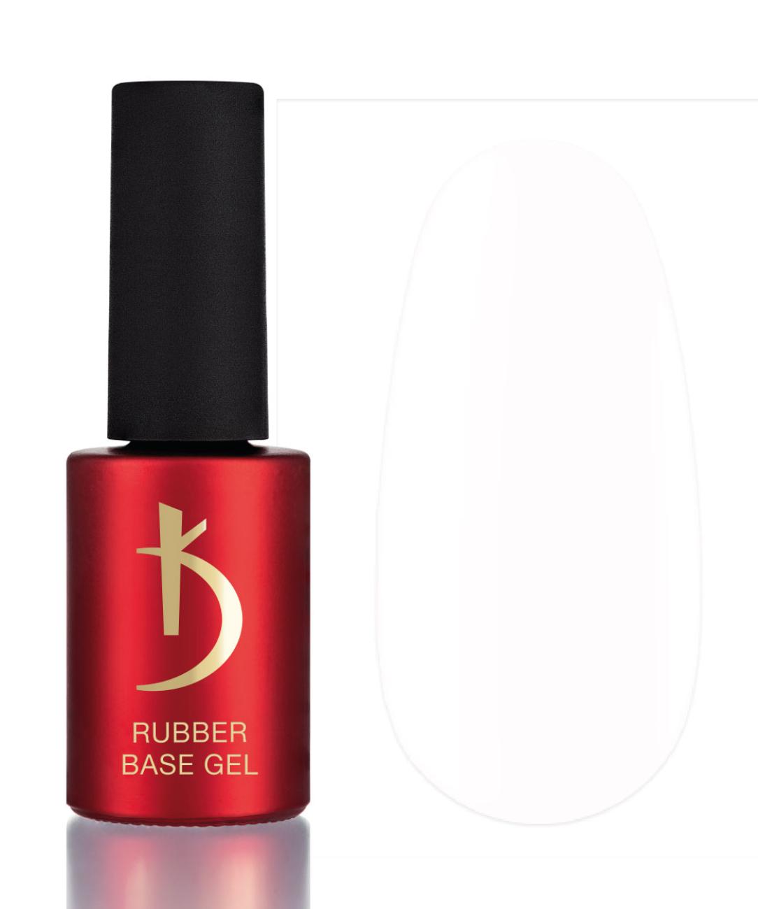 Молочная каучуковая база Rubber Base Gel Basic collection Milky 7 мл ...